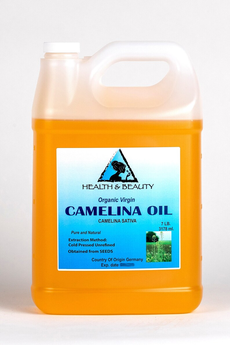 7 lb 1 gal CAMELINA OIL UNREFINED Organic Virgin Raw Cold | Etsy
