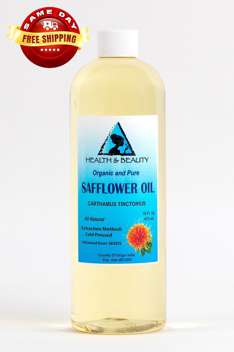 32 Oz SAFFLOWER OIL ORGANIC Carrier Cold Pressed Natural 100% Pure - Etsy
