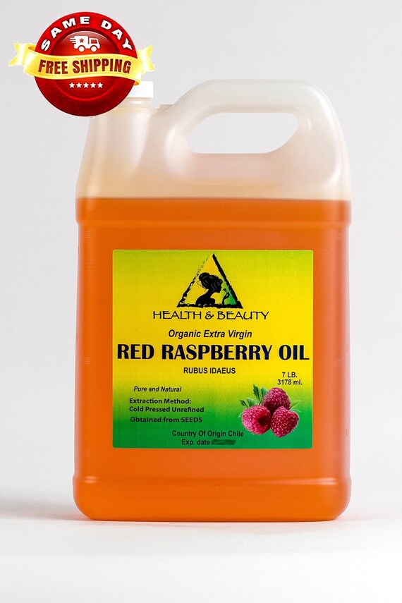 7 Lb 1 Gal RED RASPBERRY Seed Oil UNREFINED Organic Extra | Etsy