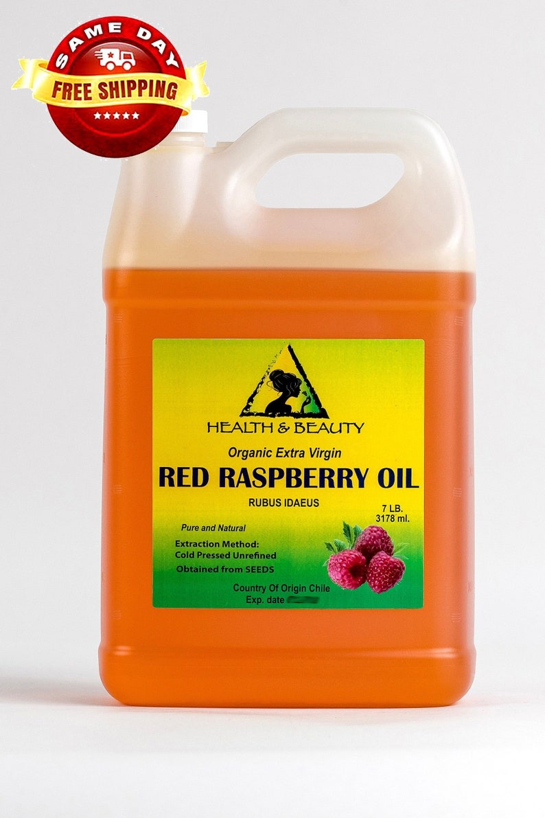 7 Lb 1 Gal RED RASPBERRY Seed Oil UNREFINED Organic Extra | Etsy