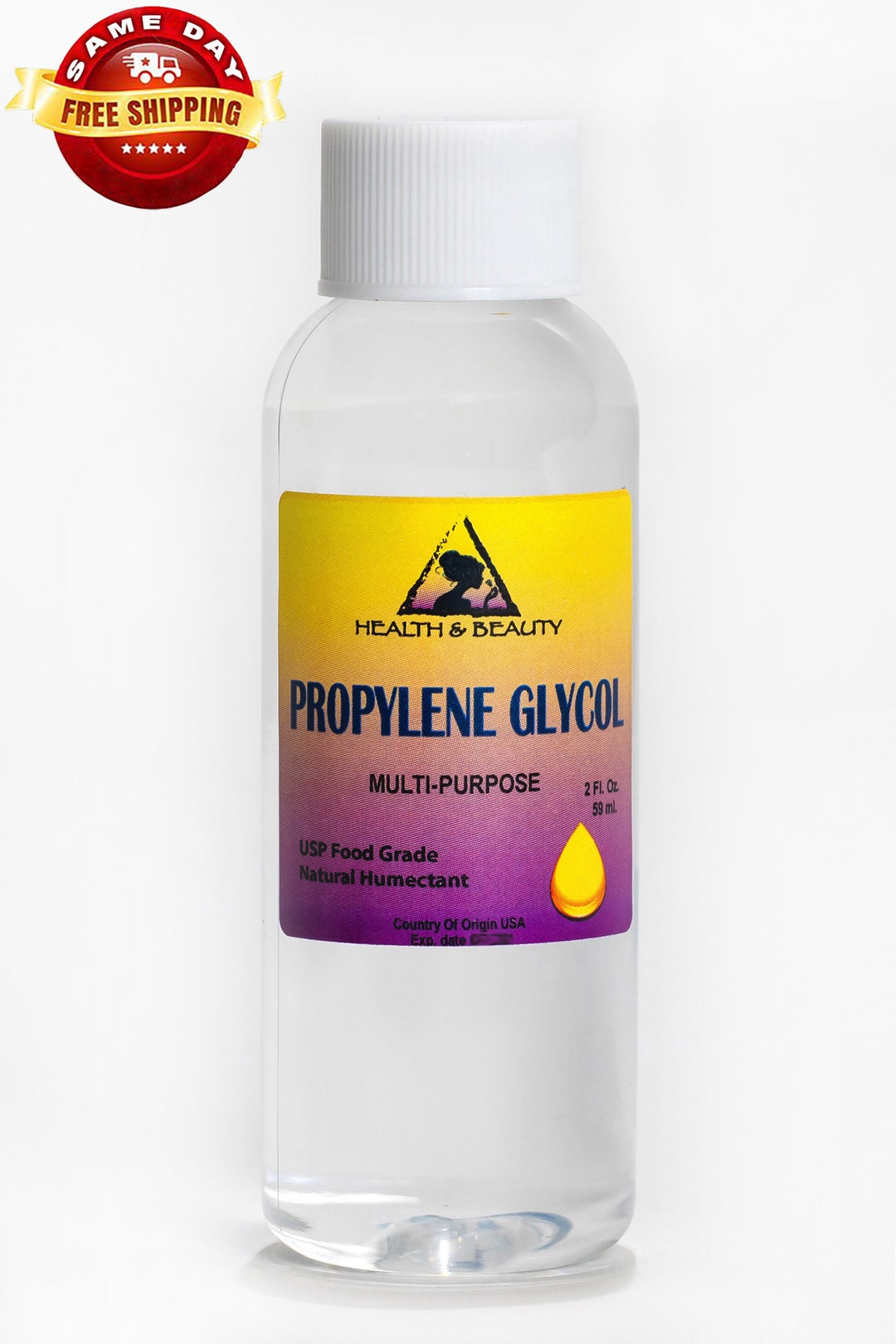 2 Oz Propylene Glycol: 100% Pure, USP Grade - Etsy