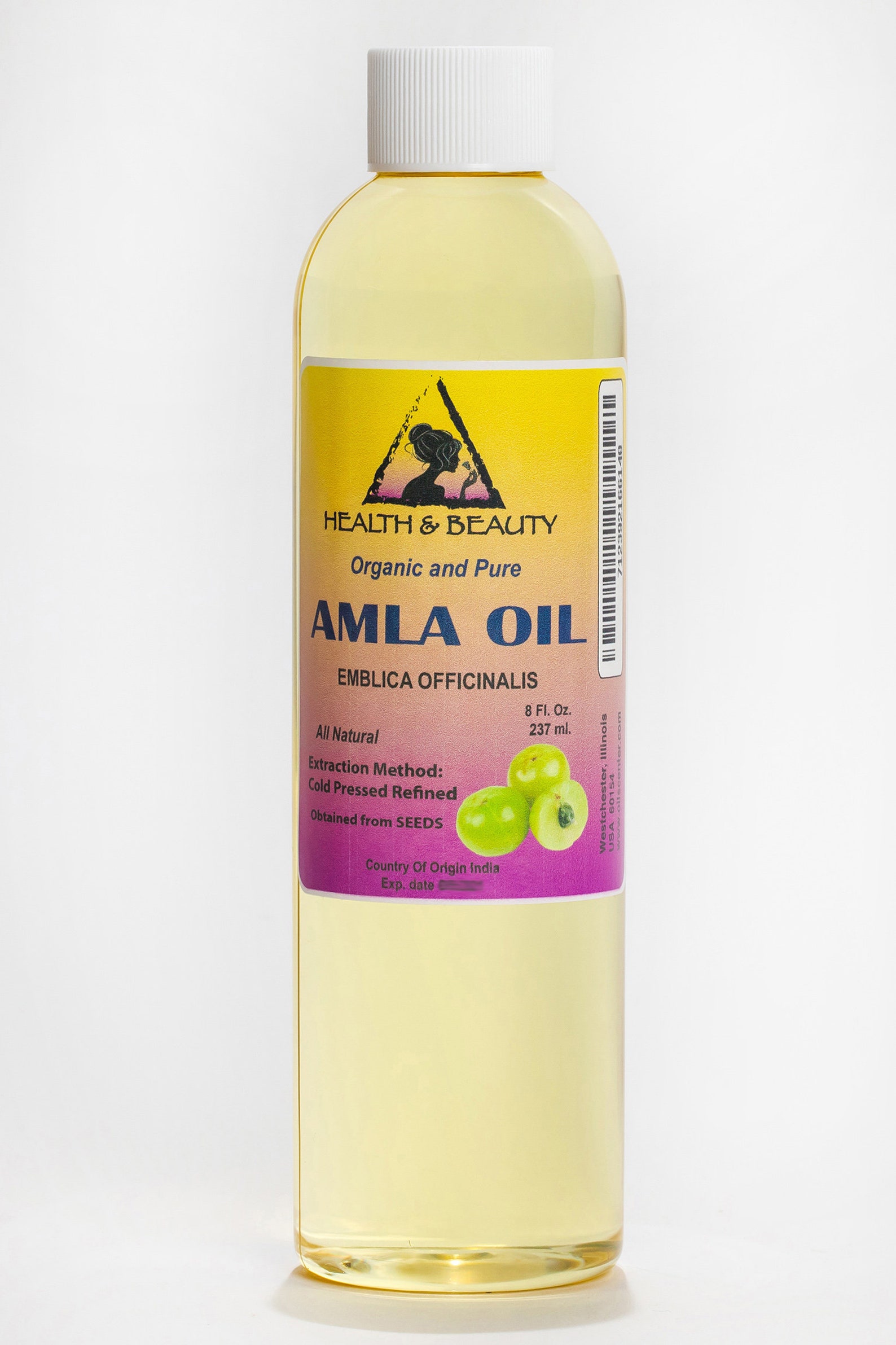 8 Oz AMLA / GOOSEBERRY SEED Oil Refined Organic Cold Pressed Natural ...