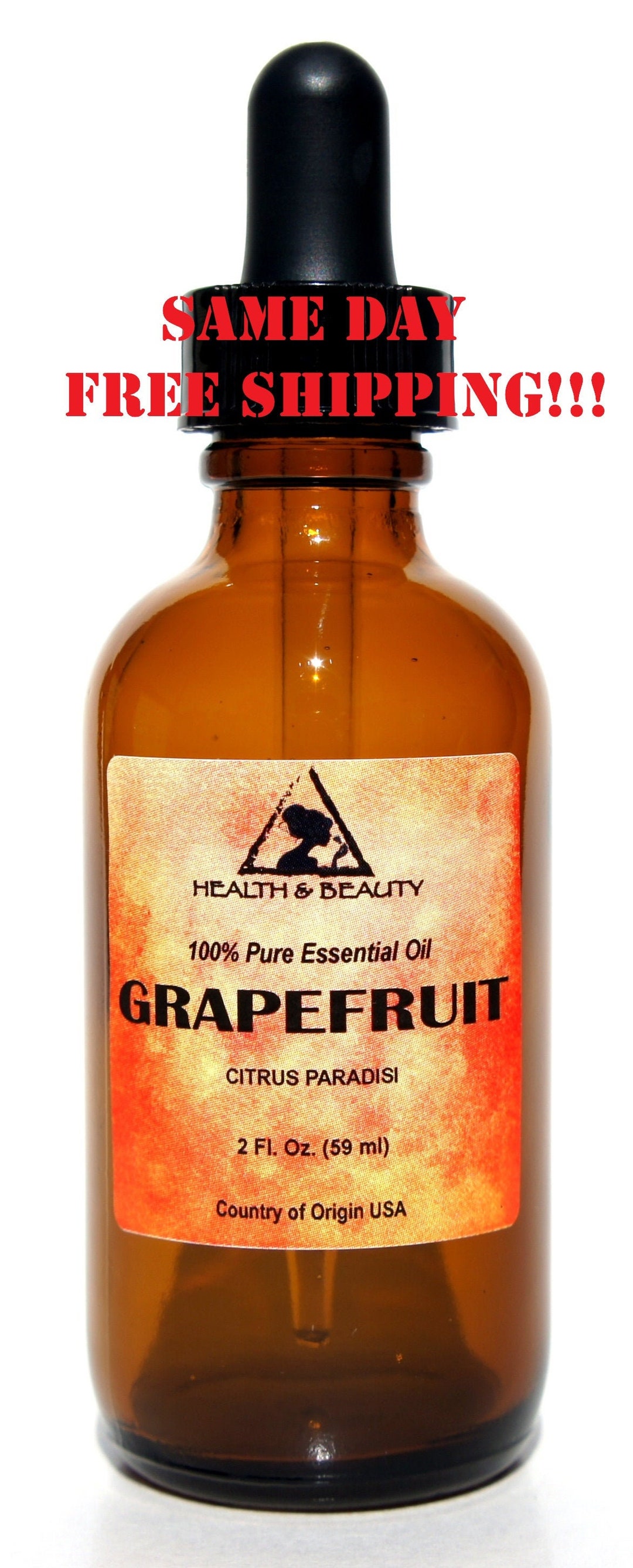 2 Oz GRAPEFRUIT ESSENTIAL OIL Organic Aromatherapy Natural 100% Pure ...