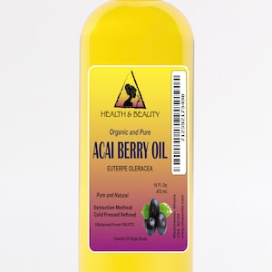 32 Oz ACAI BERRY OIL Refined Organic Cold Pressed Premium Natural 100% ...