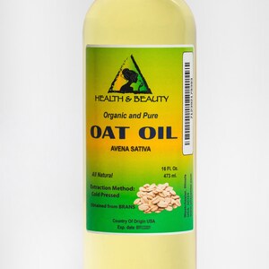 16 Oz OAT OIL ORGANIC Carrier Cold Pressed Natural 100% Pure - Etsy
