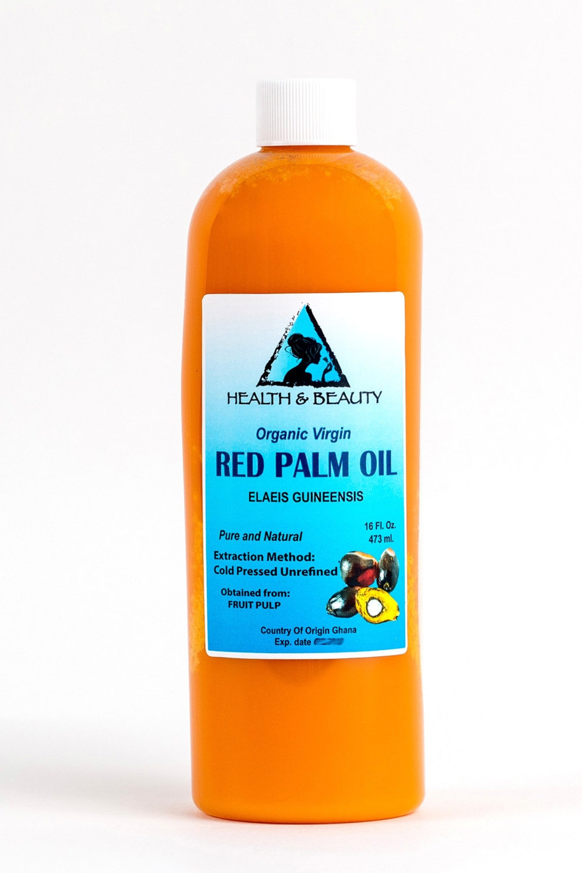 16 Oz PALM OIL red Extra Virgin Organic Carrier - Etsy