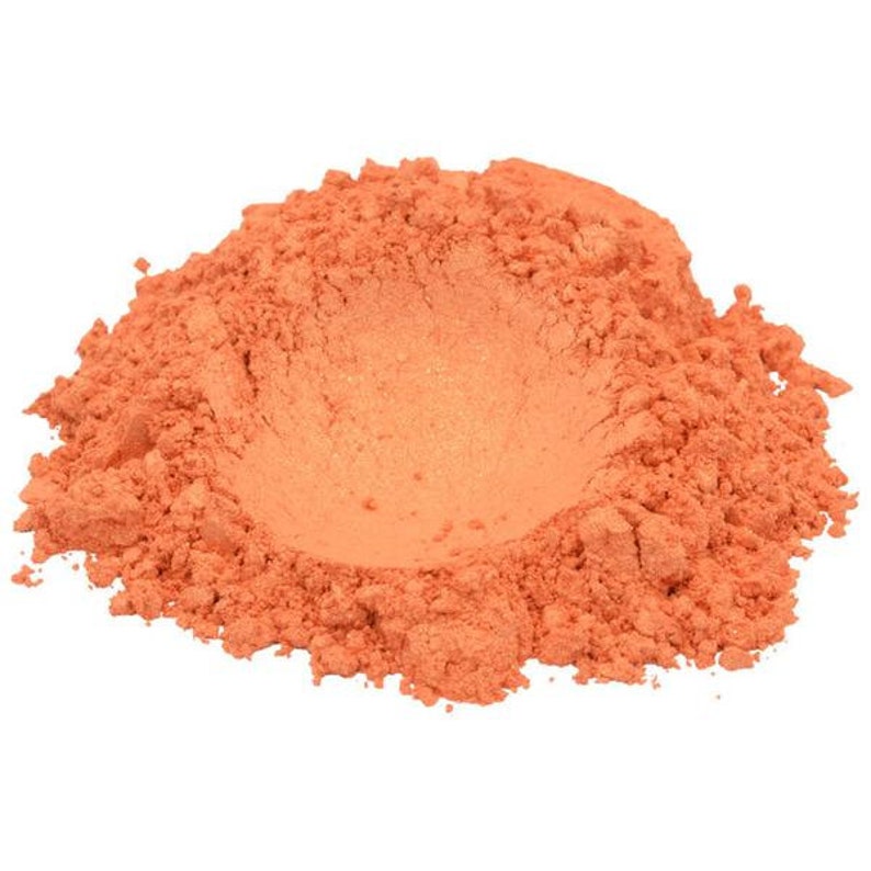 4 Oz SHIMMER TANGERINE POP Orange Mica Colorant Pigment Powder Cosmetic ...