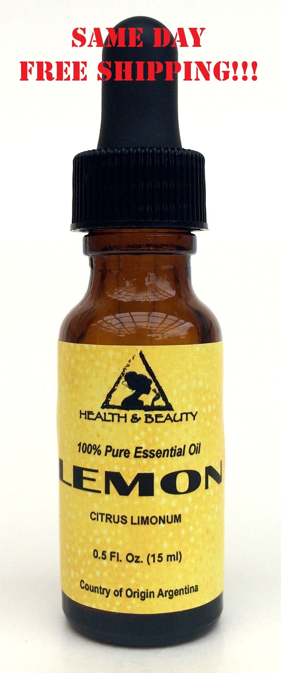 0.5 Oz LEMON ESSENTIAL OIL Organic Aromatherapy Natural 100% Pure With ...