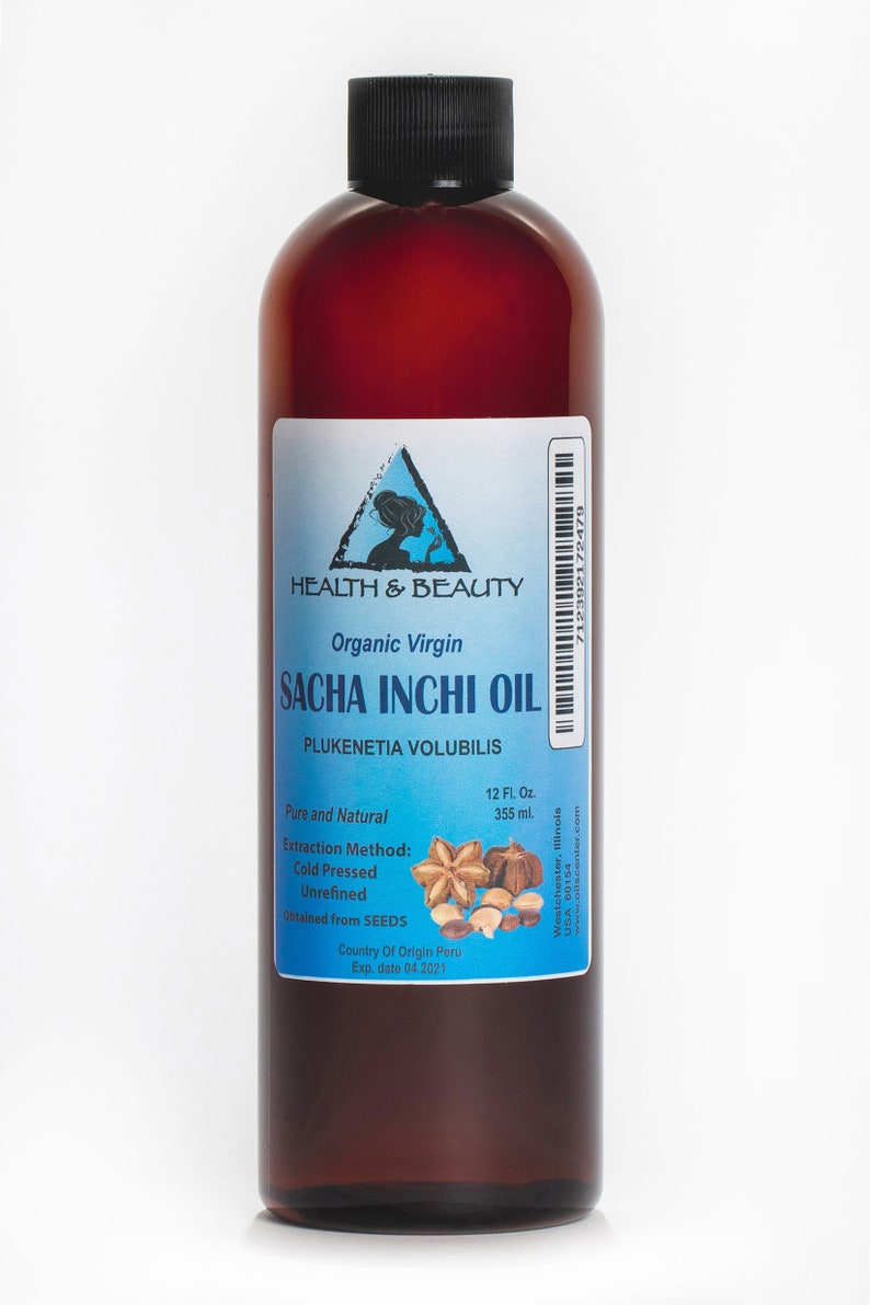 12 Oz SACHA INCHI OIL Unrefined Organic Carrier Virgin Cold | Etsy