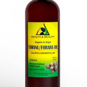 16 Oz TAMANU / FORAHA OIL Organic Cold Pressed Fresh Pure - Etsy