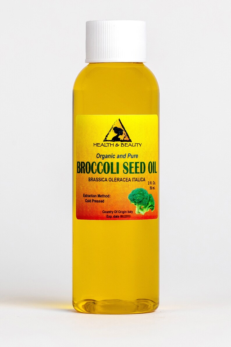 2 Oz BROCCOLI SEED OIL Organic Carrier Cold Pressed Anti-aging - Etsy