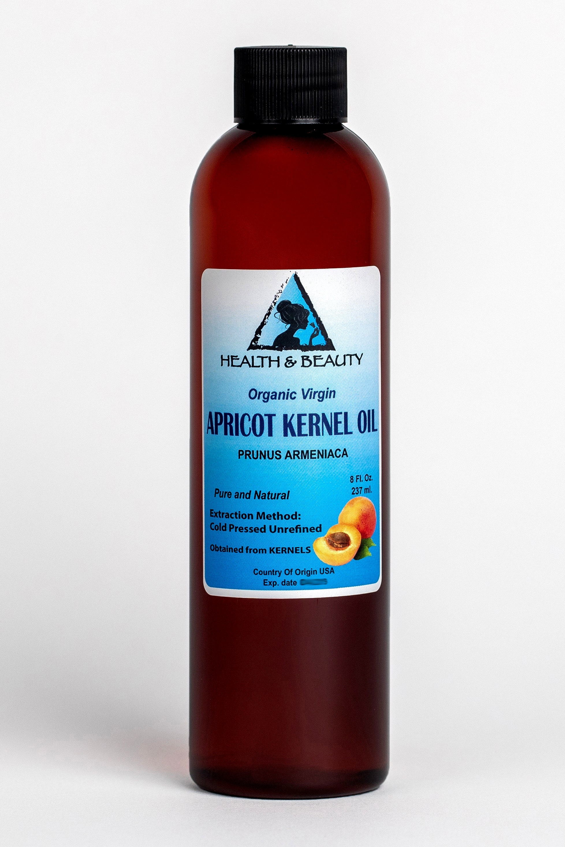 8 Oz APRICOT KERNEL OIL Unrefined Organic Virgin Cold Pressed Raw Pure ...