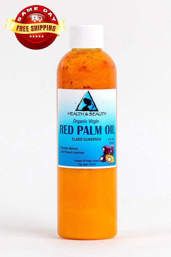 4 oz PALM OIL RED Extra Virgin Organic Carrier | Etsy