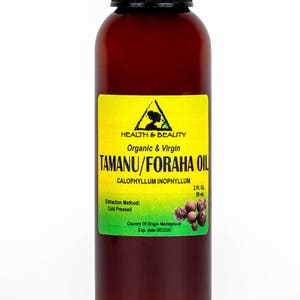 2 Oz TAMANU / FORAHA OIL Organic Cold Pressed Fresh Pure - Etsy