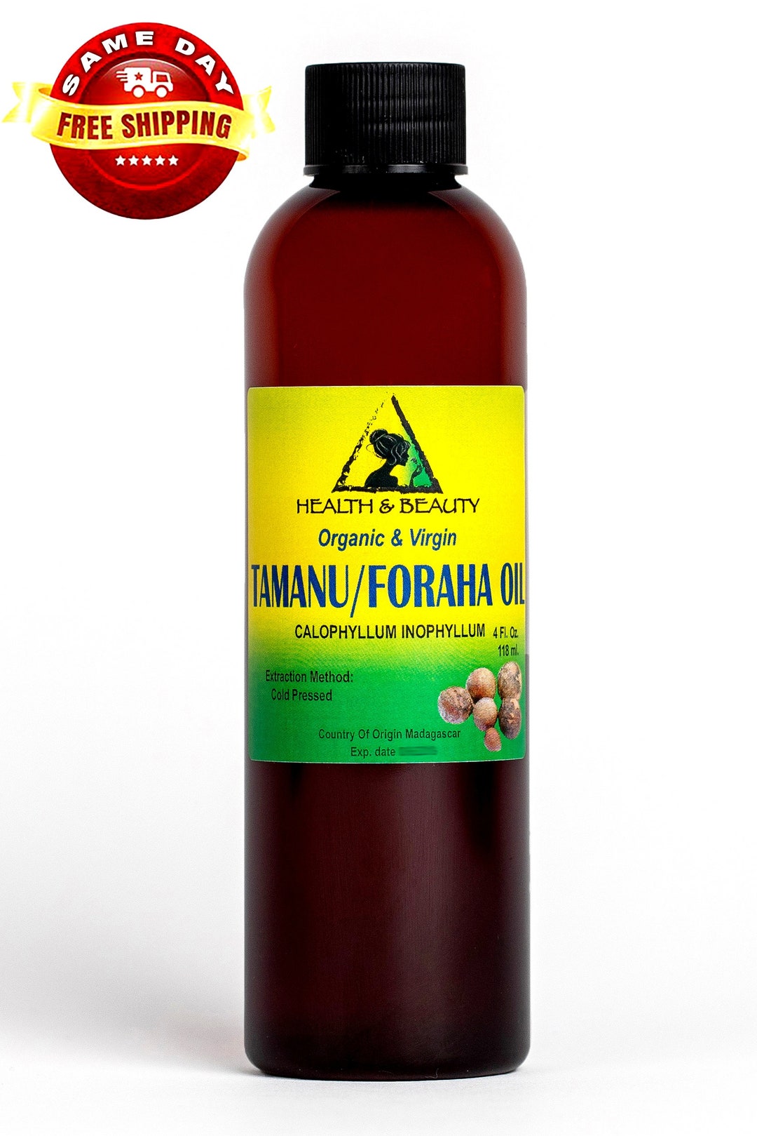 4 Oz TAMANU / FORAHA OIL Organic Cold Pressed Fresh Pure - Etsy
