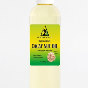 4 Oz CACAY NUT / KAHAI Oil Refined Organic Premium Cold Pressed 100% ...