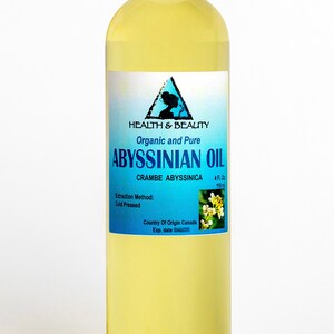 4 Oz ABYSSINIAN / CRAMBE SEED Oil Organic Cold Pressed Natural Fresh ...