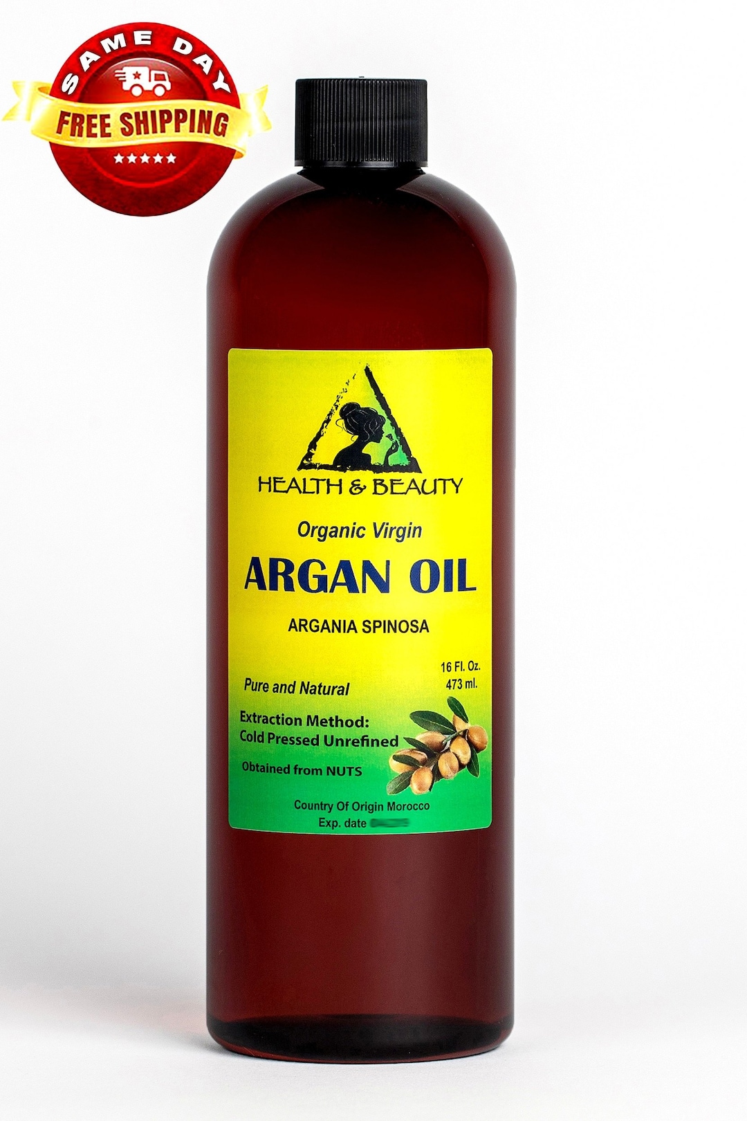 64 Oz Organic Argan Oil: Unrefined Moroccan Hair Oil - Etsy
