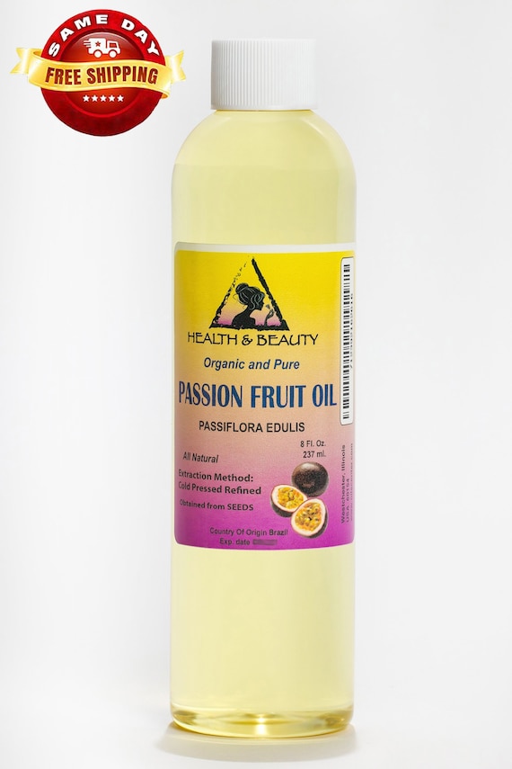 8 Oz PASSION FRUIT / MARACUJA Oil Refined Organic Cold Pressed | Etsy