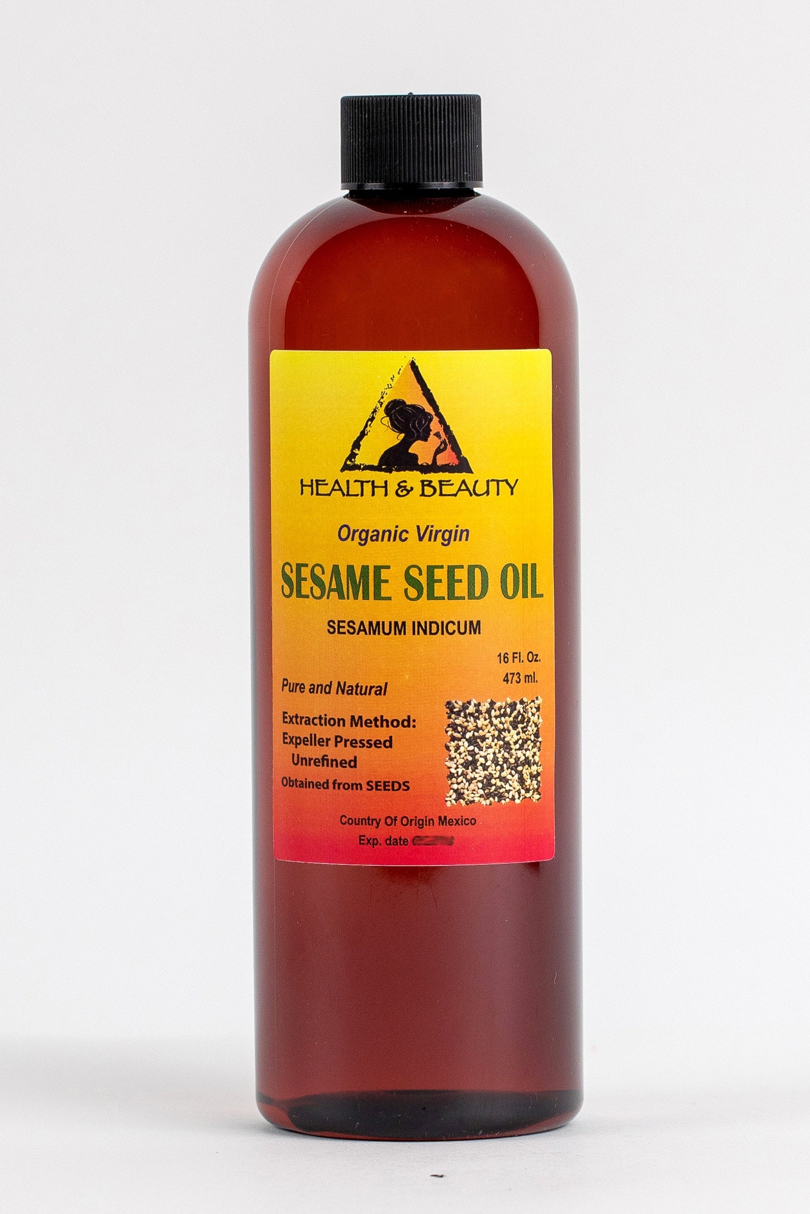 16 Oz SESAME OIL UNREFINED Organic Carrier Expeller Pressed - Etsy
