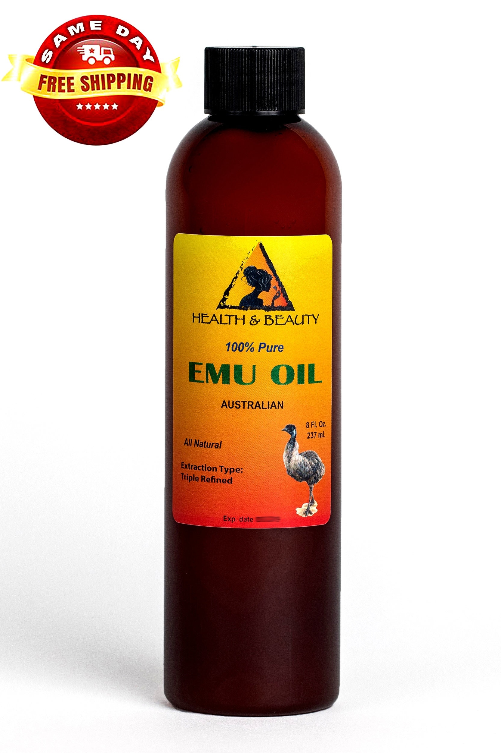 8 Oz EMU OIL AUSTRALIAN Triple Refined Organic 100% Pure - Etsy
