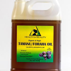 7 Lb, 1 Gal TAMANU / FORAHA OIL Organic Cold Pressed Fresh Pure - Etsy