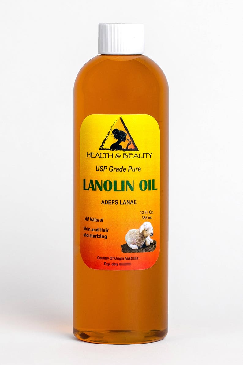 12 Oz LANOLIN OIL USP Grade 100% Pure Skin Hair Moisturizing - Etsy