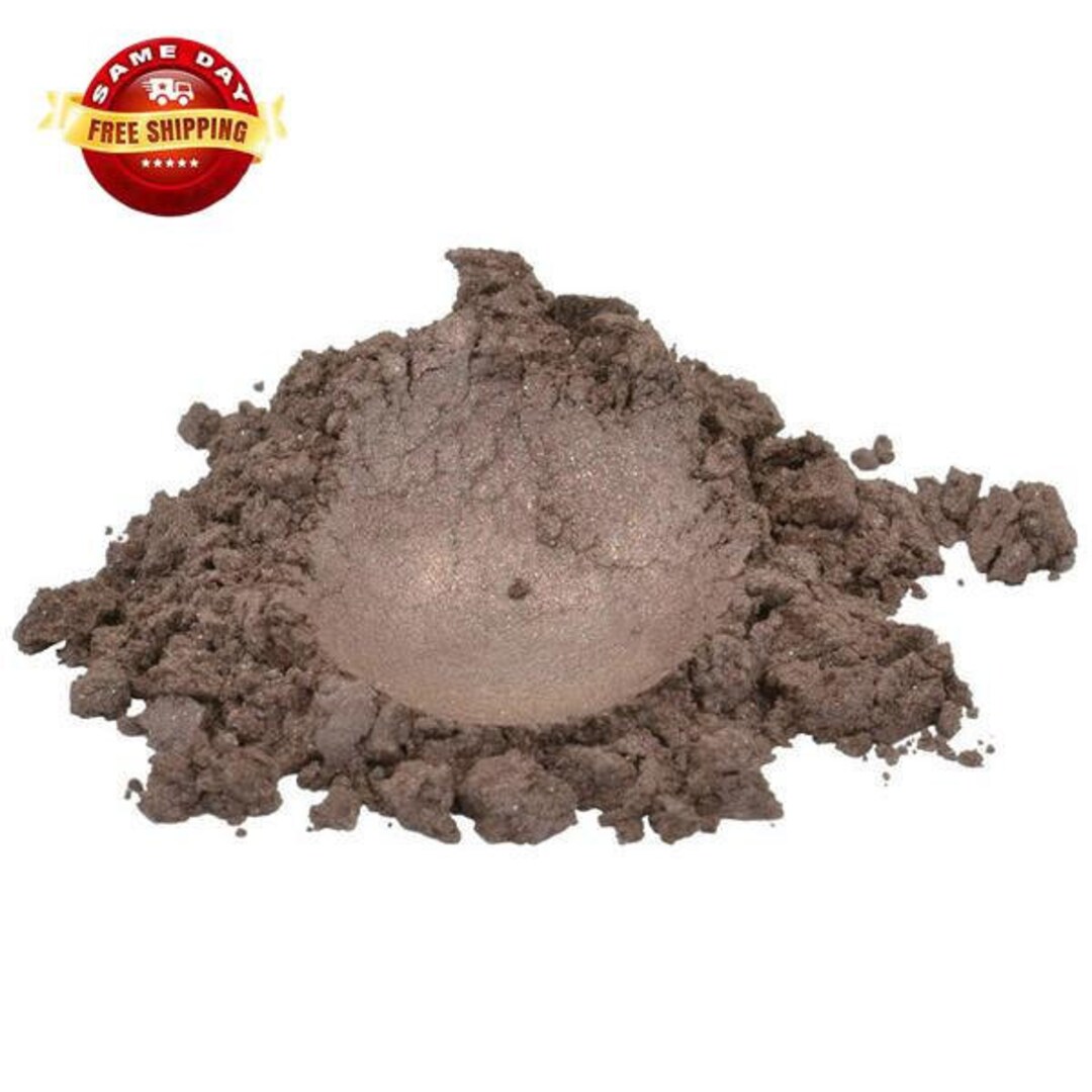 4 Oz MOON STONE BROWN Luxury Mica Colorant Pigment Powder Cosmetic ...