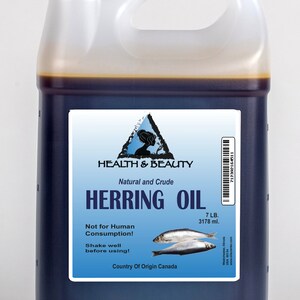 7 Lb 1 Gal HERRING OIL CRUDE Natural Fishing Scent Attractant - Etsy