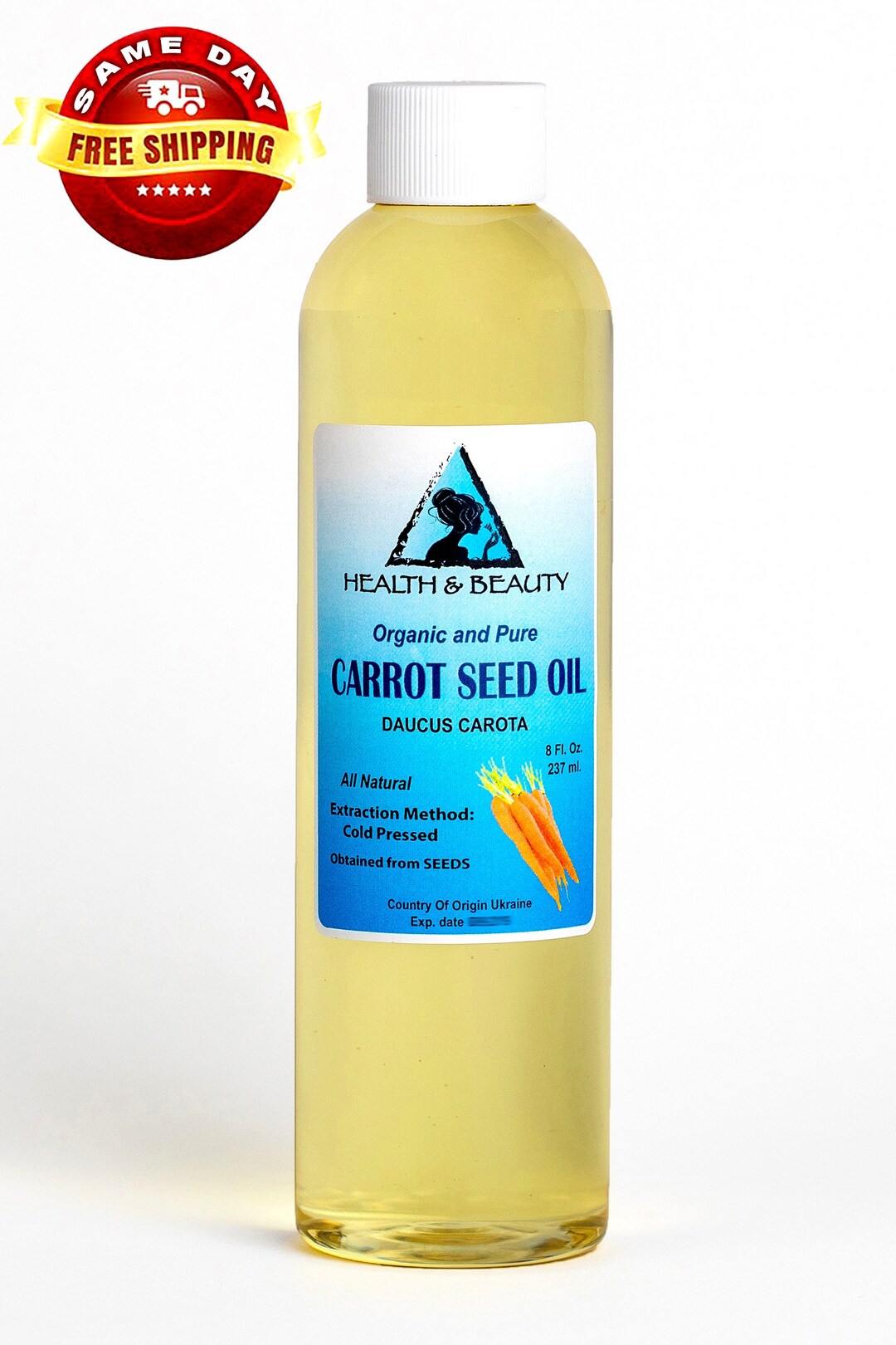 8 Oz CARROT SEED OIL Organic Carrier Cold Pressed Natural Fresh 100% ...