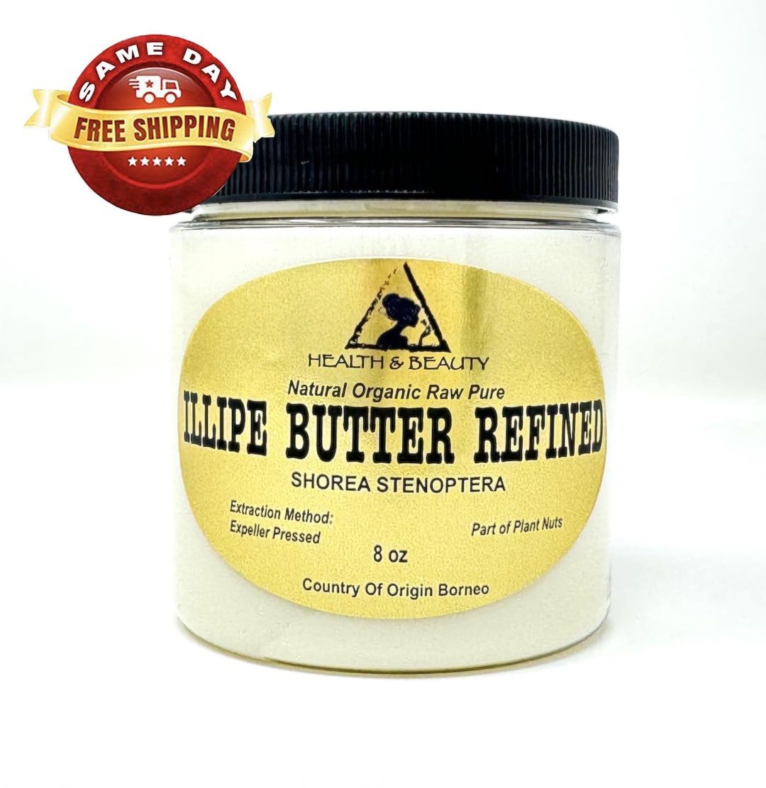 8 Oz ILLIPE NUT BUTTER Refined Organic Natural Grade A Premium Quality ...