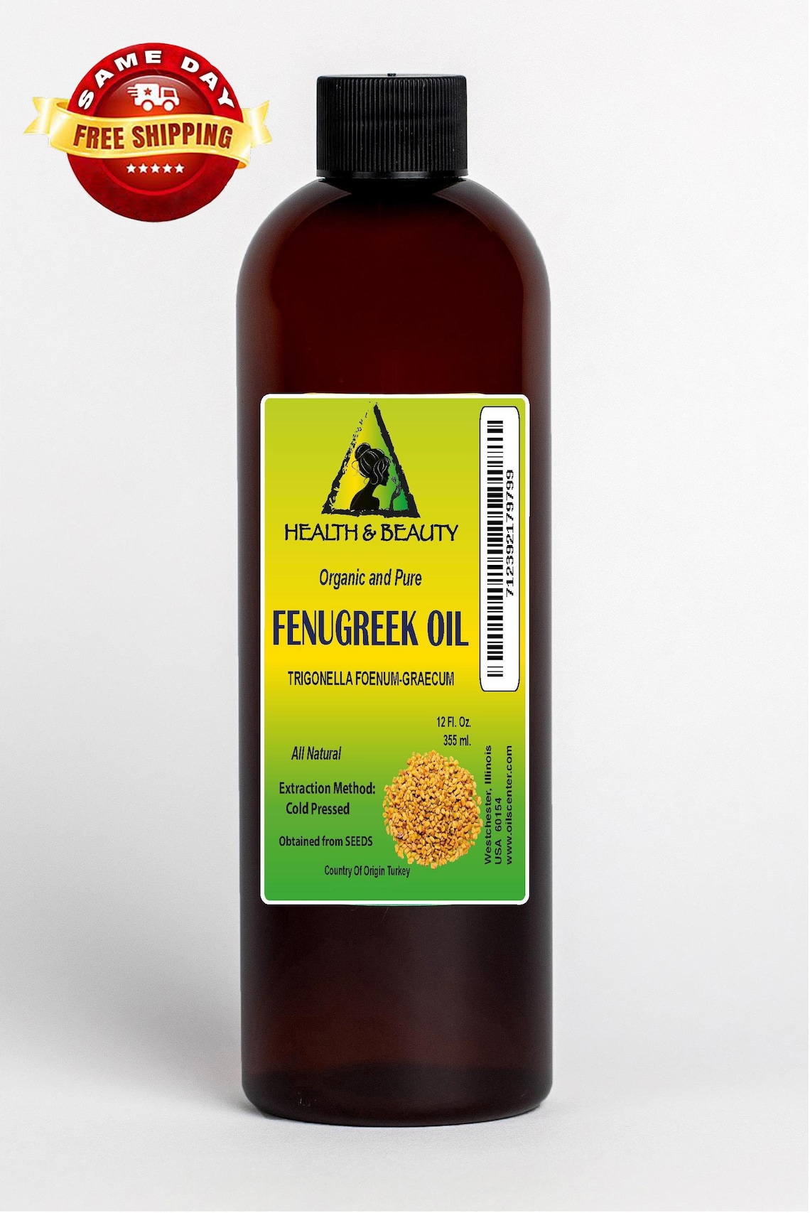 36 Oz FENUGREEK METHI OIL Organic Carrier Cold Pressed Pure - Etsy