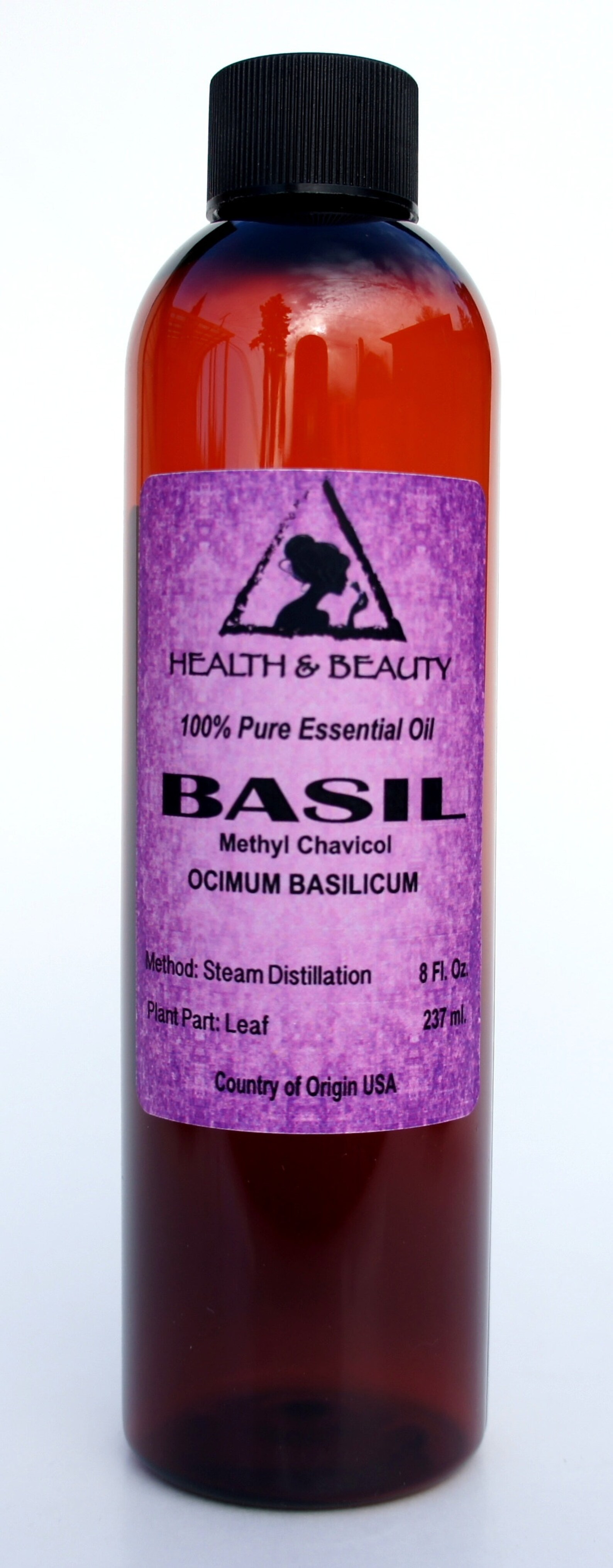 8 Oz BASIL ESSENTIAL OIL Methyl Chavicol Organic Aromatherapy - Etsy