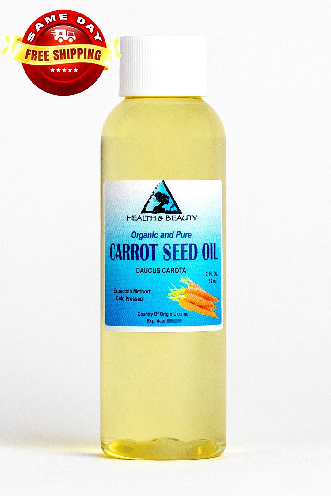 2 Oz CARROT SEED OIL Organic Carrier Cold Pressed Natural Fresh 100% ...