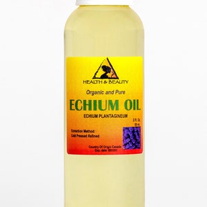 2 Oz ECHIUM SEED OIL Refined Organic Carrier Cold Pressed Natural Fresh ...