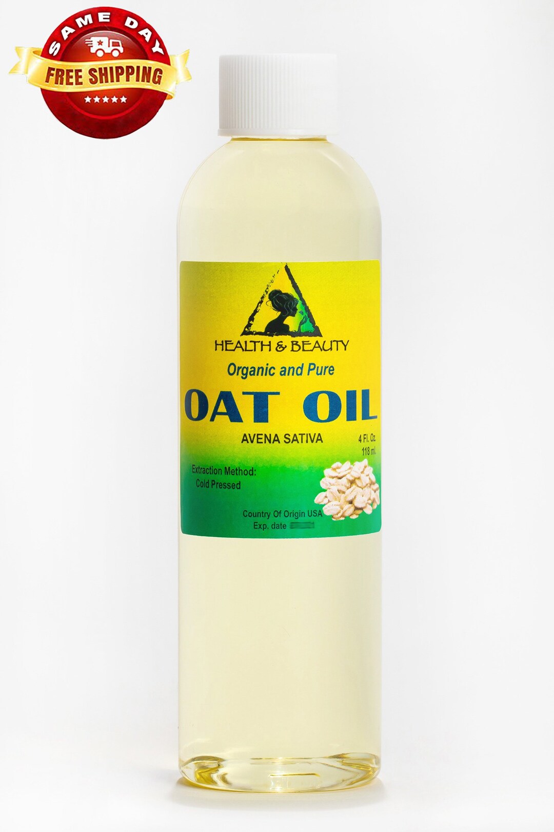 4 Oz OAT OIL ORGANIC Carrier Cold Pressed Natural 100% Pure - Etsy