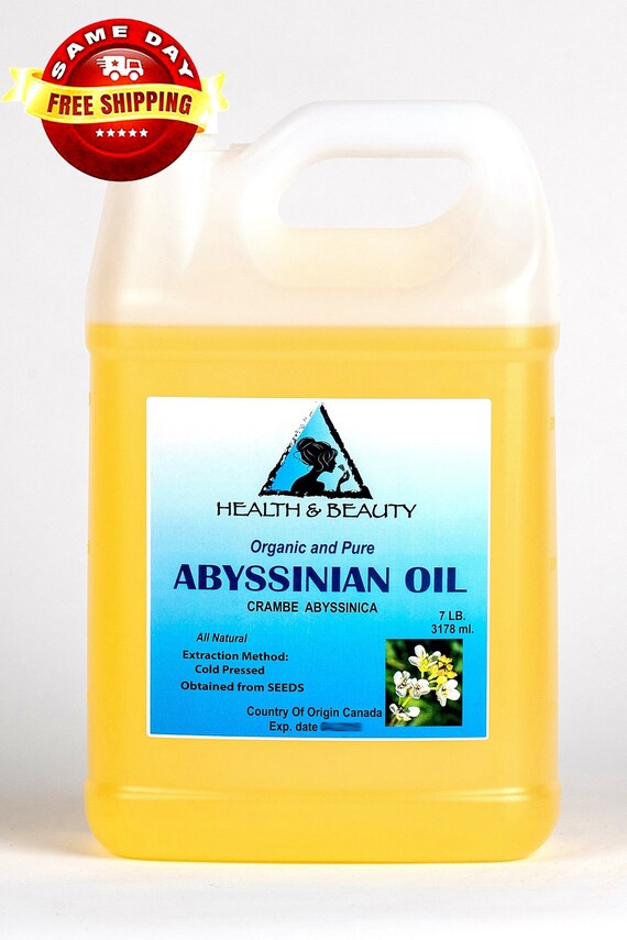 7 Lb 1 Gal ABYSSINIAN / CRAMBE SEED Oil Organic Cold Pressed - Etsy