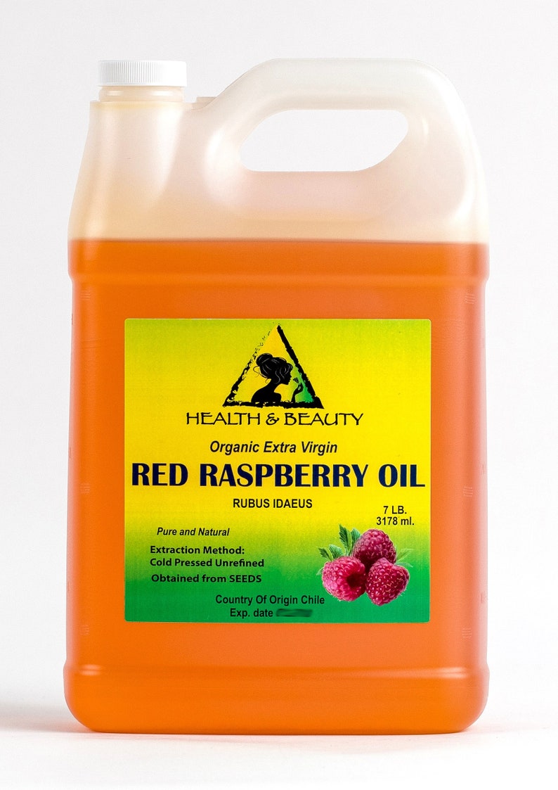 7 Lb 1 Gal RED RASPBERRY Seed Oil UNREFINED Organic Extra | Etsy