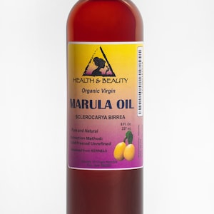 8 Oz MARULA OIL UNREFINED Organic Virgin Cold Pressed Raw Premium ...