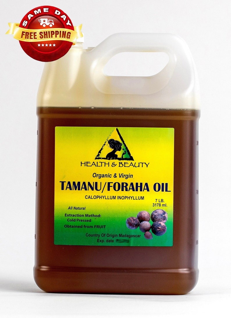 7 Lb 1 Gal TAMANU / FORAHA OIL Organic Cold Pressed Fresh | Etsy