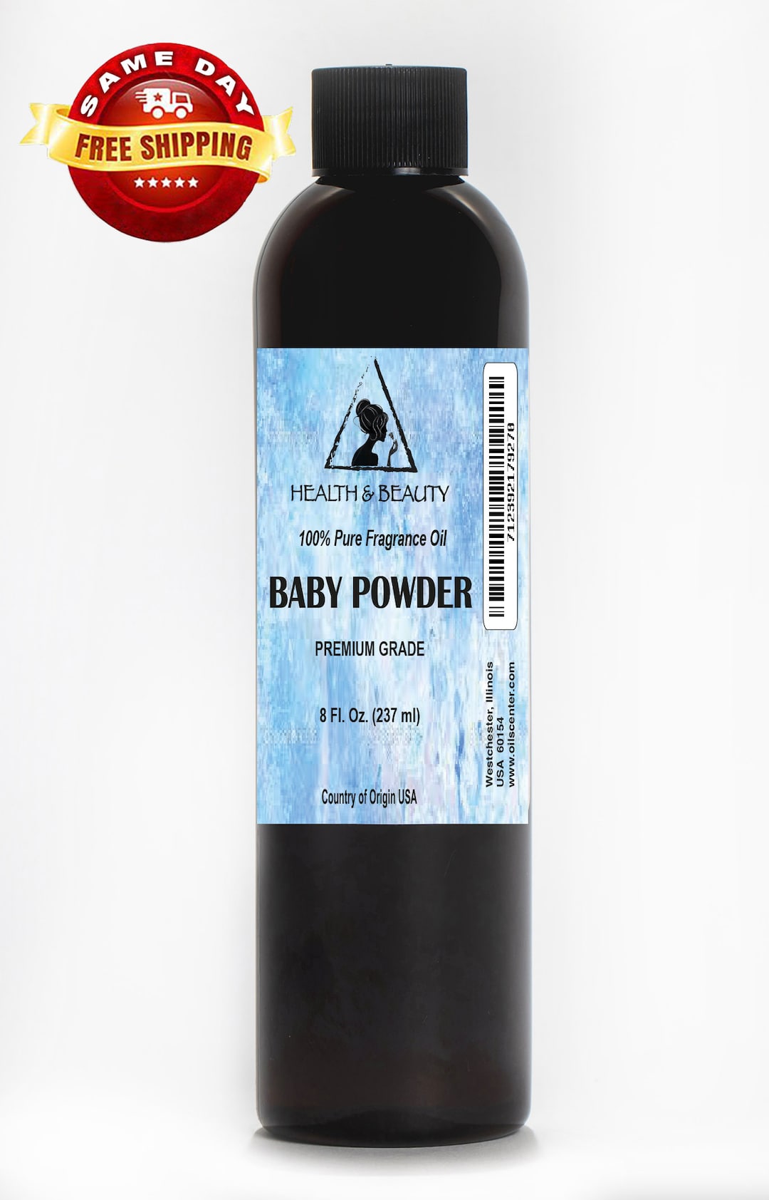 8 Oz BABY POWDER FRAGRANCE Oil Organic Aromatherapy Natural 100% Pure ...