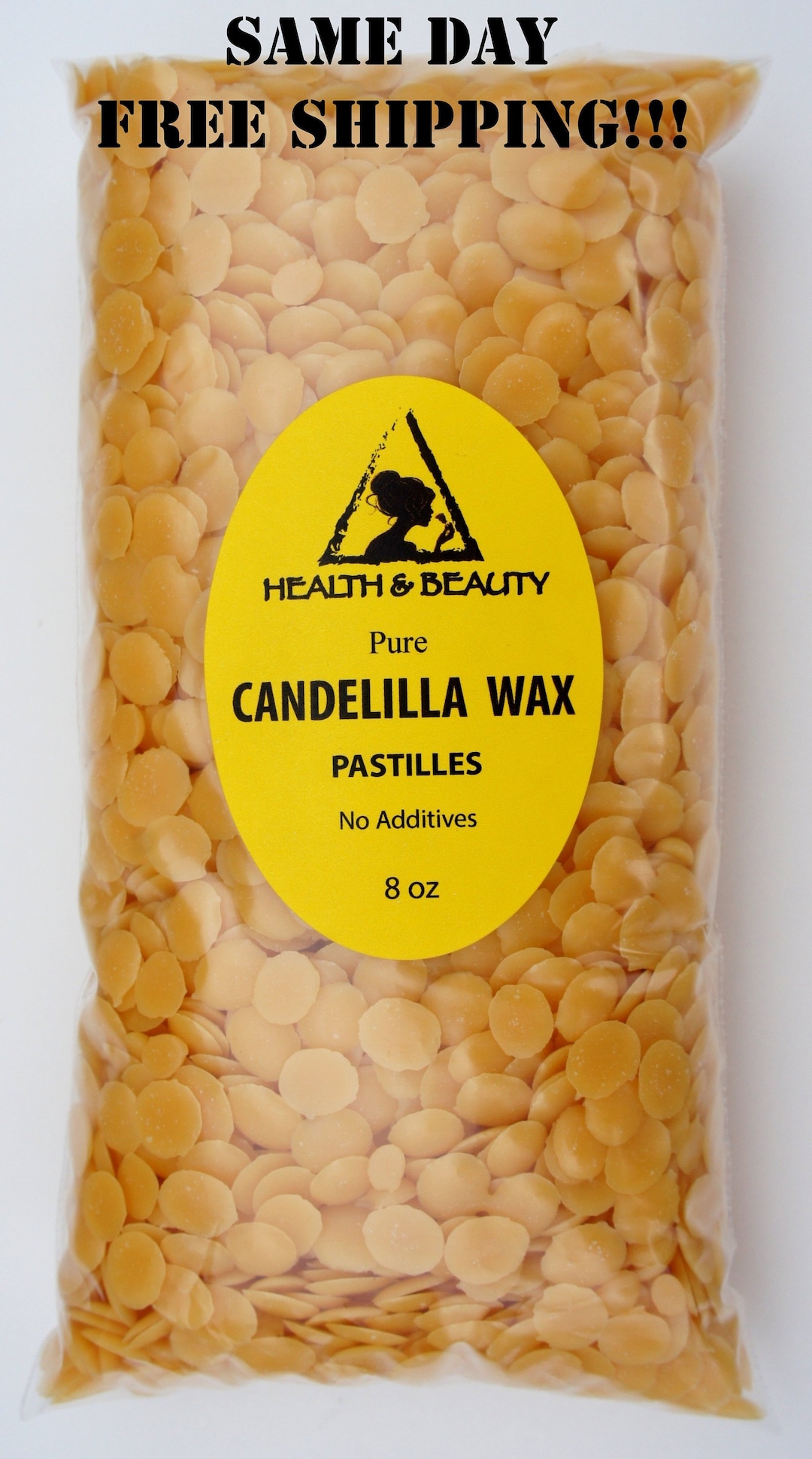 8 Oz Organic Candelilla Wax Flakes: Vegan Pastilles - Etsy