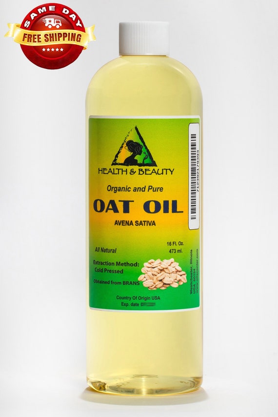 16 Oz OAT OIL ORGANIC Carrier Cold Pressed Natural 100% Pure | Etsy