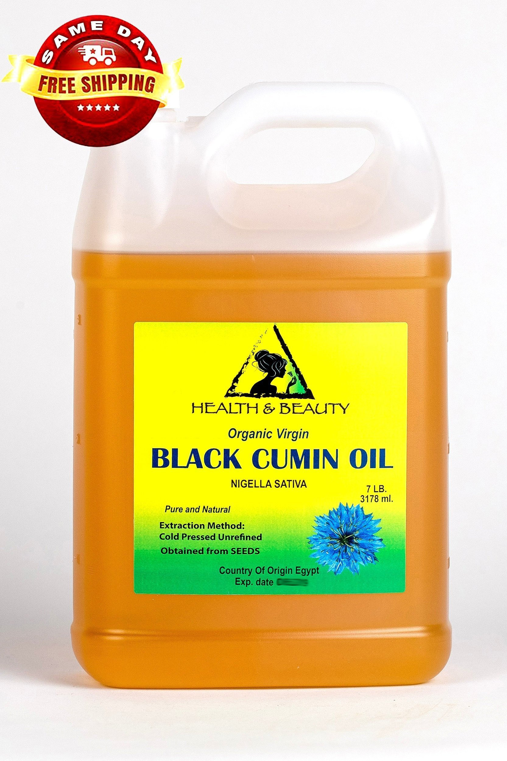 7 lb 1 gal BLACK CUMIN SEED Oil Unrefined Organic Virgin Raw | Etsy