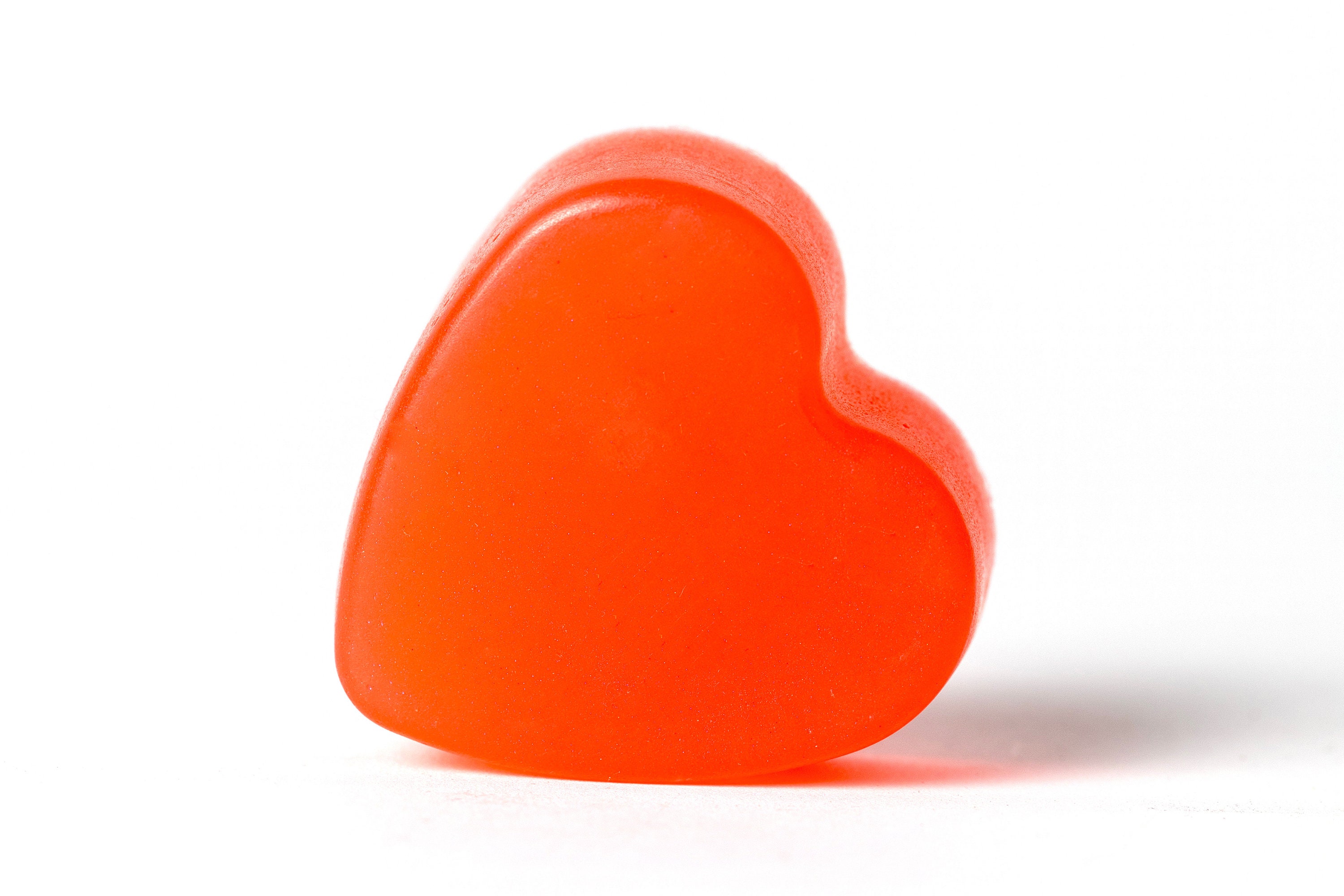 RED VALENTINES HEART Soap Bar Strawberry Scent Handmade | Etsy