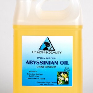 7 Lb, 1 Gal ABYSSINIAN / CRAMBE SEED Oil Organic Cold Pressed Natural ...