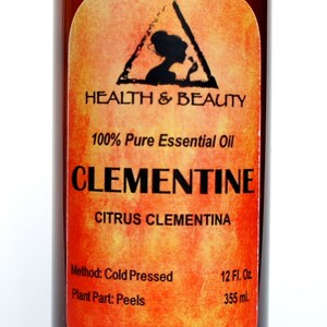 12 Oz CLEMENTINE ESSENTIAL OIL Organic Aromatherapy Natural 100% Pure ...