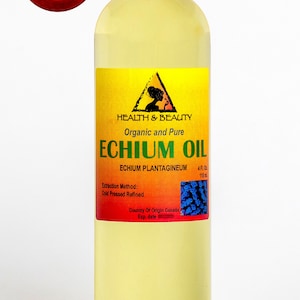4 Oz ECHIUM SEED OIL Refined Organic Carrier Cold Pressed Natural Fresh ...