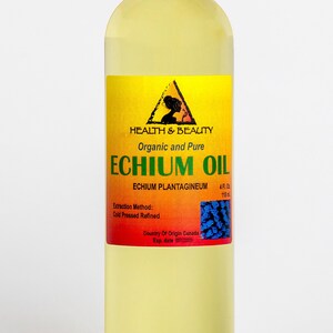4 Oz ECHIUM SEED OIL Refined Organic Carrier Cold Pressed Natural Fresh ...