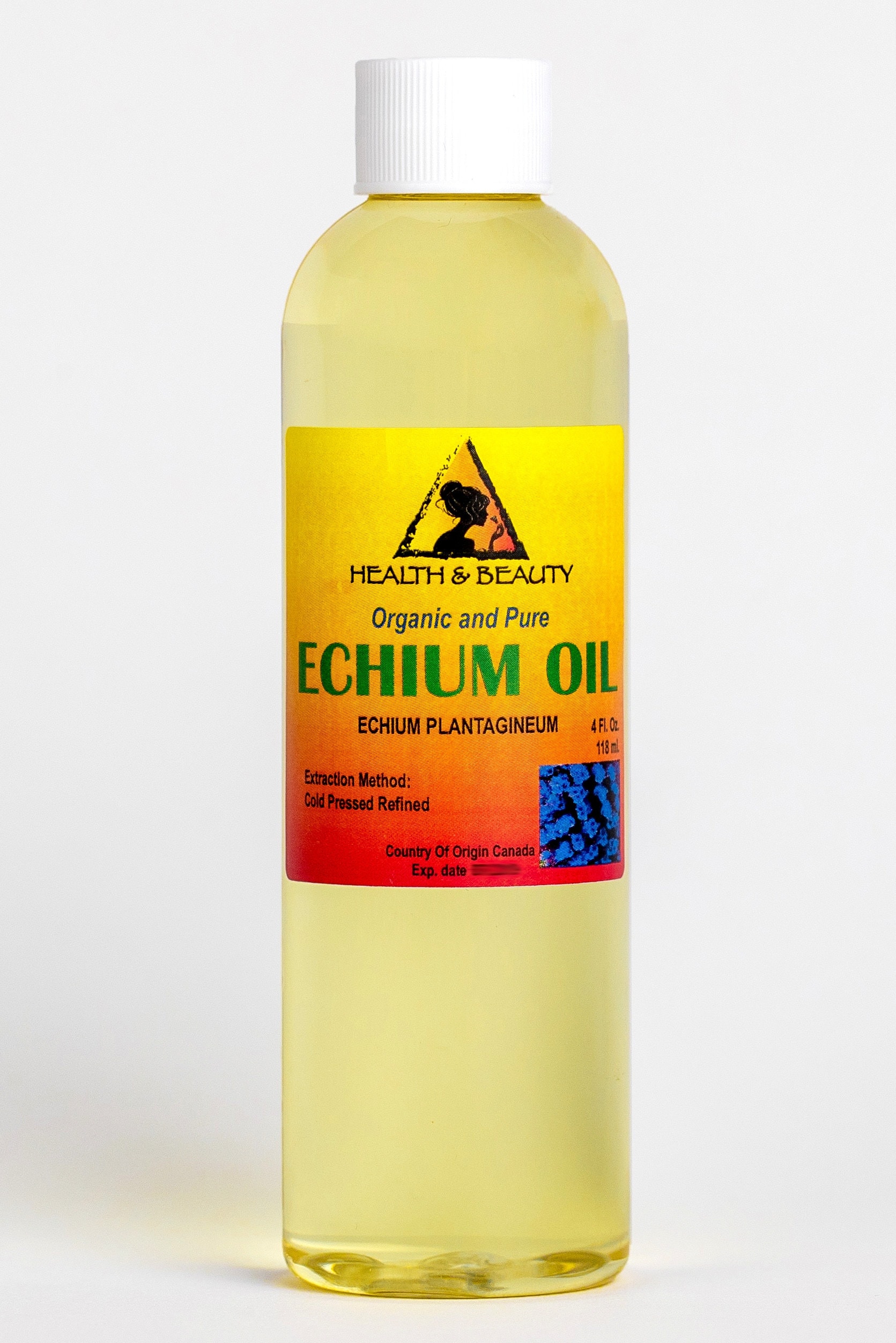 4 oz ECHIUM SEED OIL Refined Organic Carrier Cold Pressed | Etsy